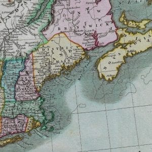 Vintage Map of Eastern United States 1806