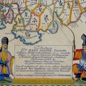 Vintage Map of Japan 1727