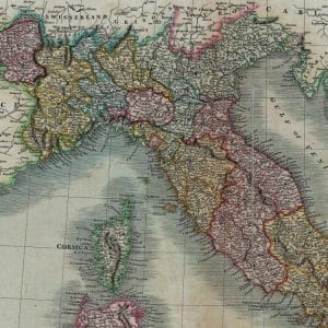 Vintage Map of Italy 1799