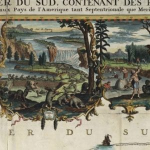 Vintage Chatelain World Map 1719