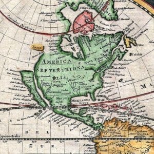 Vintage Stoopendaal World Map 1730