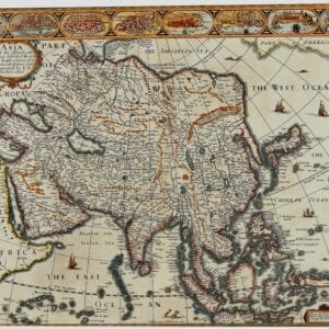 Vintage Map of Asia 1626
