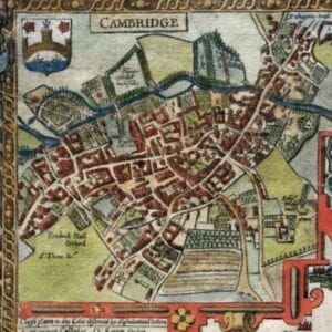 Vintage Map of Cambridgeshire 1611