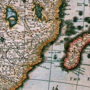 Vintage Map of Africa 1627