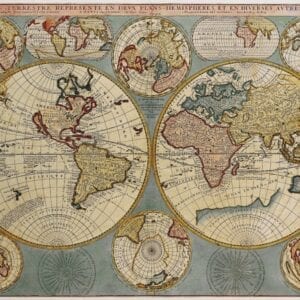 Vintage Nolin Map of the World 1741