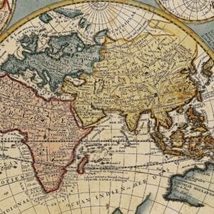 Vintage Nolin Map of the World 1741