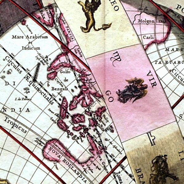 Vintage Andreas Cellarius Celestial Map 1660 Plate 2