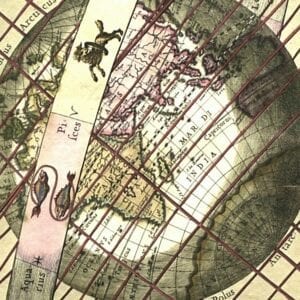 Vintage Andreas Cellarius Celestial Map 1660 Plate 3