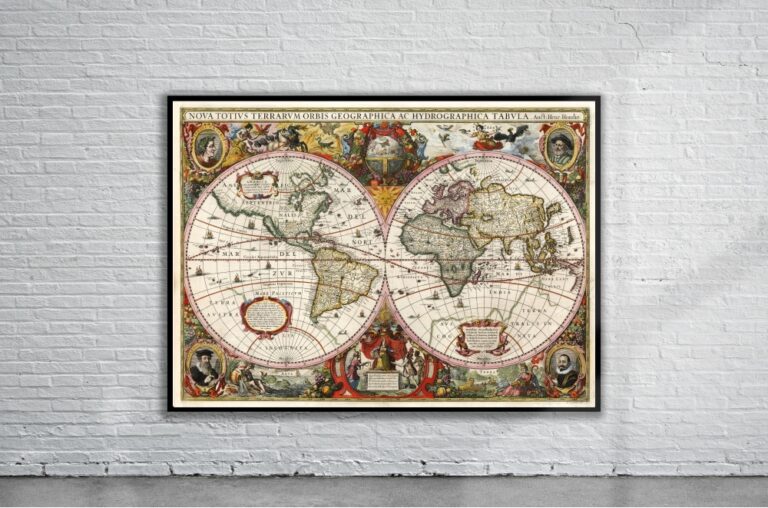 Old World Prints - Vintage Maps & Prints