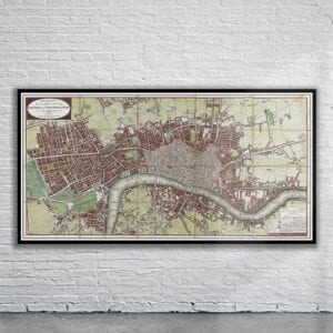 Vintage Map of London 1797