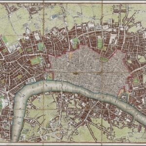 Vintage Map of London 1797