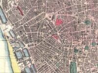Vintage Map of Liverpool 1890