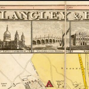 Vintage Map of London 1816