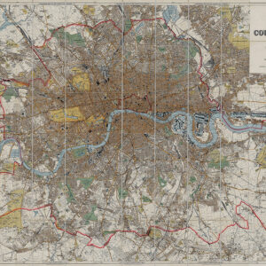 Vintage Map of London 1905