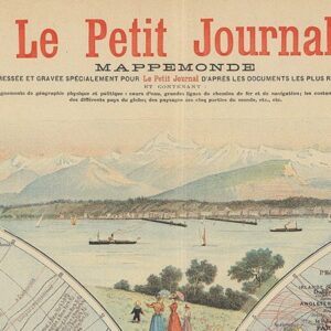 Vintage Map of the World 1900