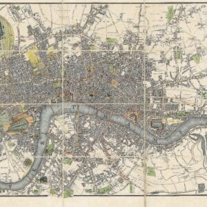 Vintage Map of London 1817