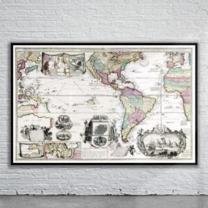 Vintage World Maps - Old World Prints