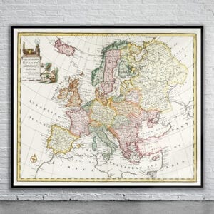 Vintage Maps of Europe - Old World Prints
