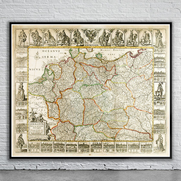 Vintage Maps of Europe | Old World Prints