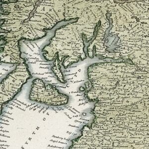 Vintage Map of Scotland 1737