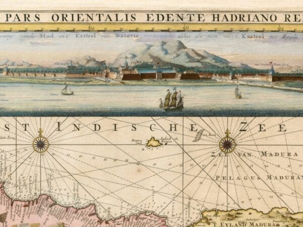 Vintage Map of Java 1728