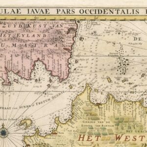 Vintage Map of Java 1728